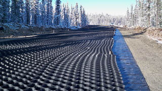 Geoweb® – 3D Geocell Unpaved Road Surface Stabilization
