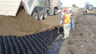 Geoweb® – 3D Geocell Unpaved Road Surface Stabilization