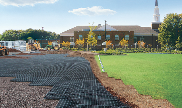 Grass Porous Pavers | Auxiliary Parking | Presto Geosystems