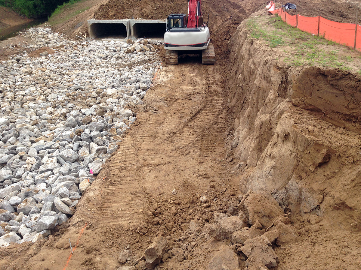 Horn Lake Creek Stabilization Improvements | Presto Geosystems