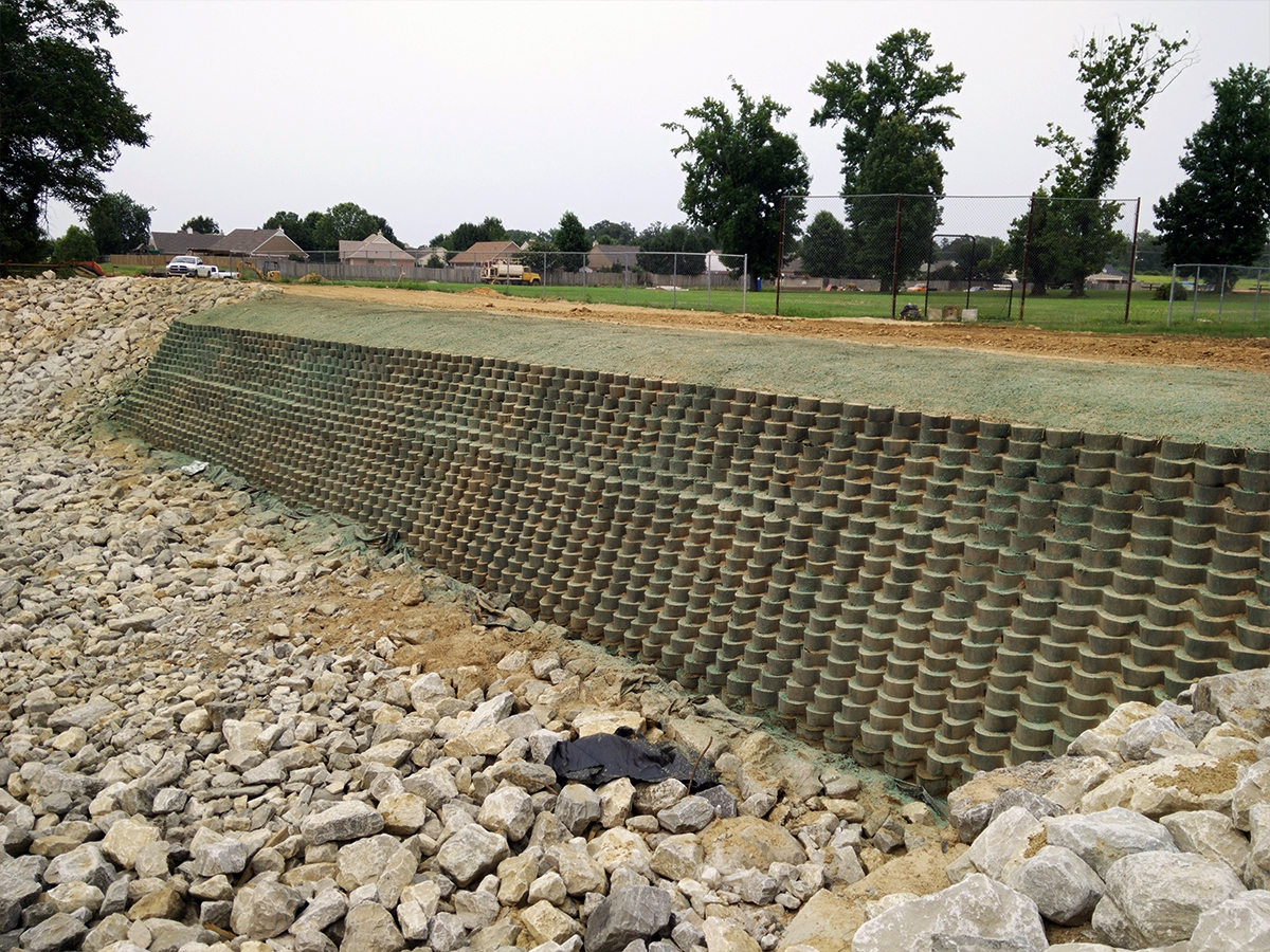 Horn Lake Creek Stabilization Improvements | Presto Geosystems