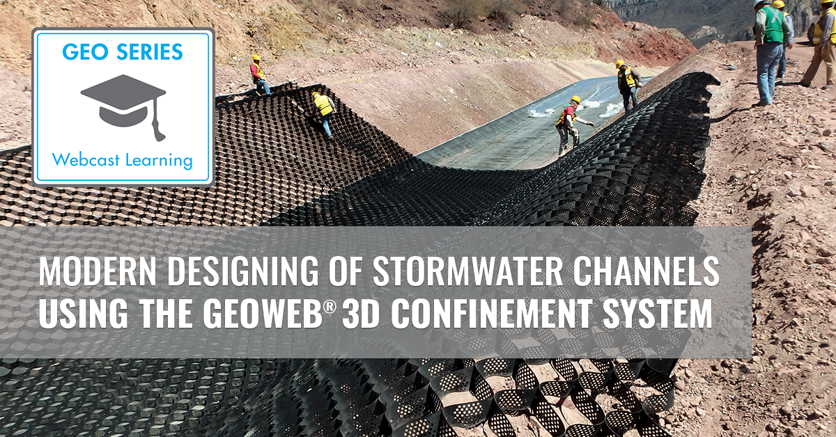Webinar: Design Stormwater Channels with Geocells
